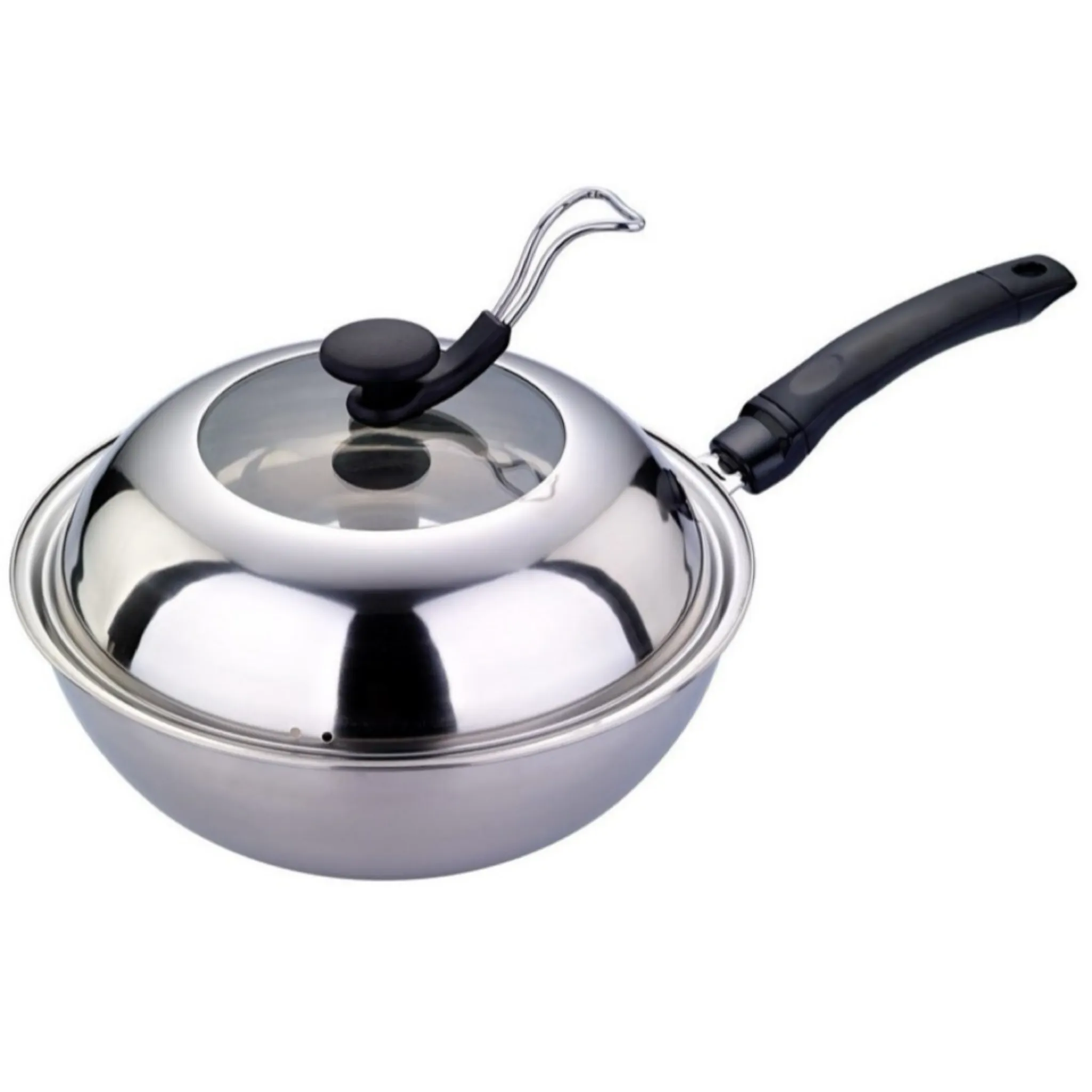 Best Wholesale Chinese Frying Pan with Composite Bottom Stainless Steel ...