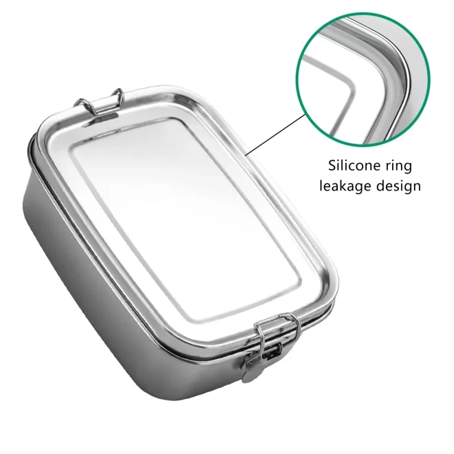 Custom Stainless Steel Lunch Box Wholesale Airtight Leak-Proof Food ...